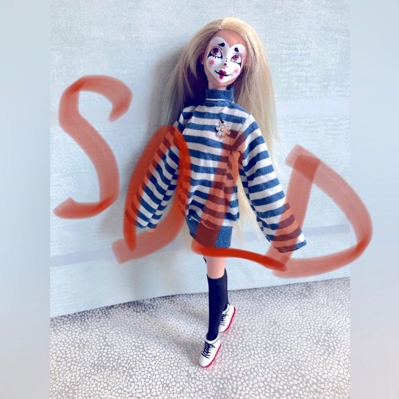 Disney | Toys | Ooak Cute Mime Repainted Disney Princess Rapunzel Doll ...